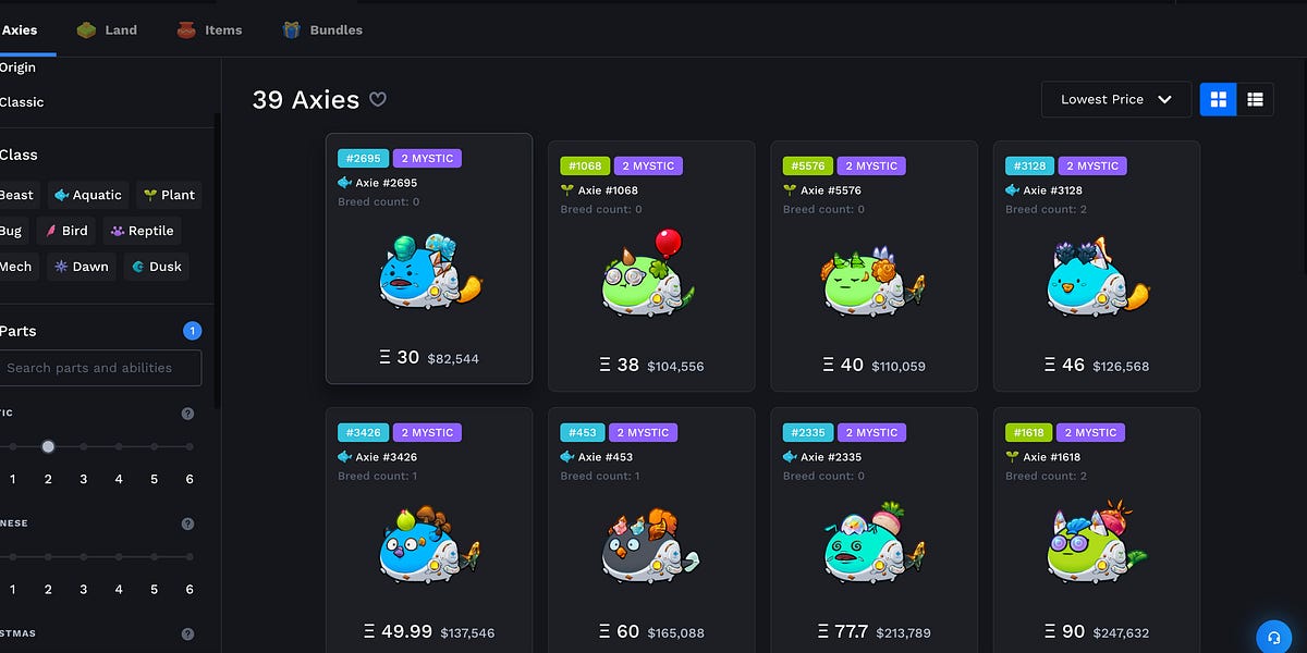 [Axie] Marketplace Update! - by Axie Infinity