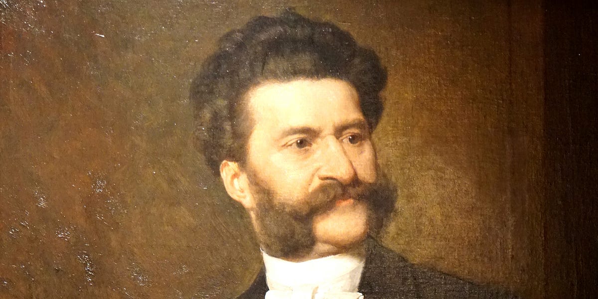 Johann Strauss II - by Christian Gurtner - Escriba Cafe