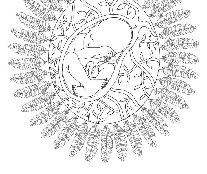 The Peaceful Pregnancy Colouring Book - Pinter & Martin