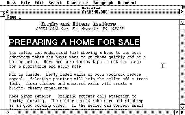 Microsoft Write - The First Word Processor for Windows (also released ...