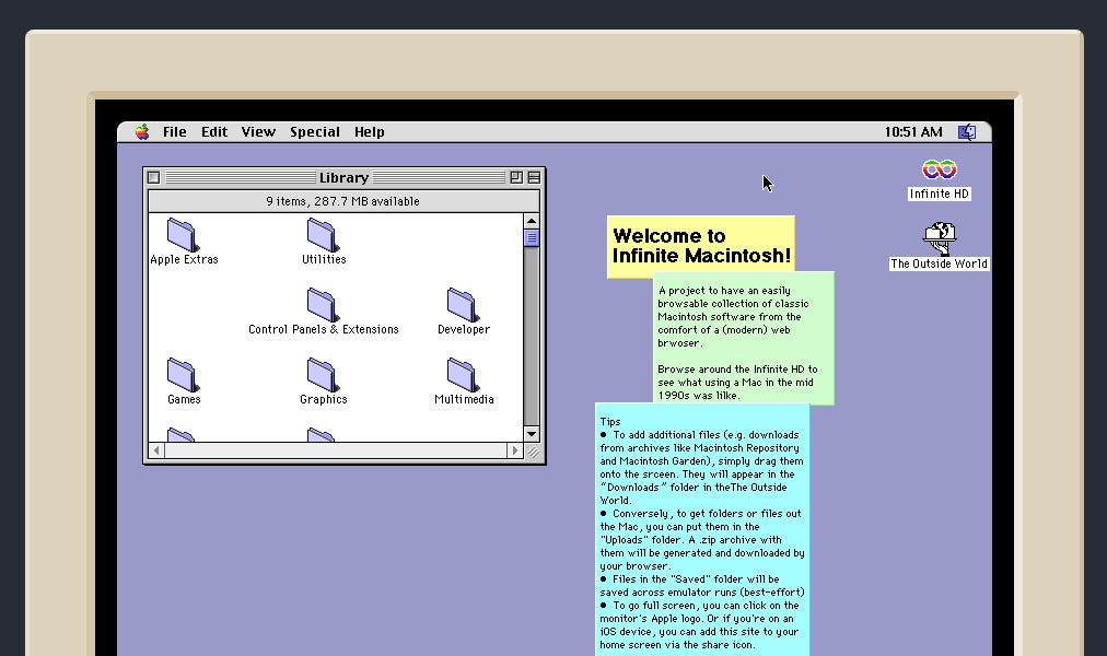 Emulate a Classic Macintosh... in your web browser. Seriously.
