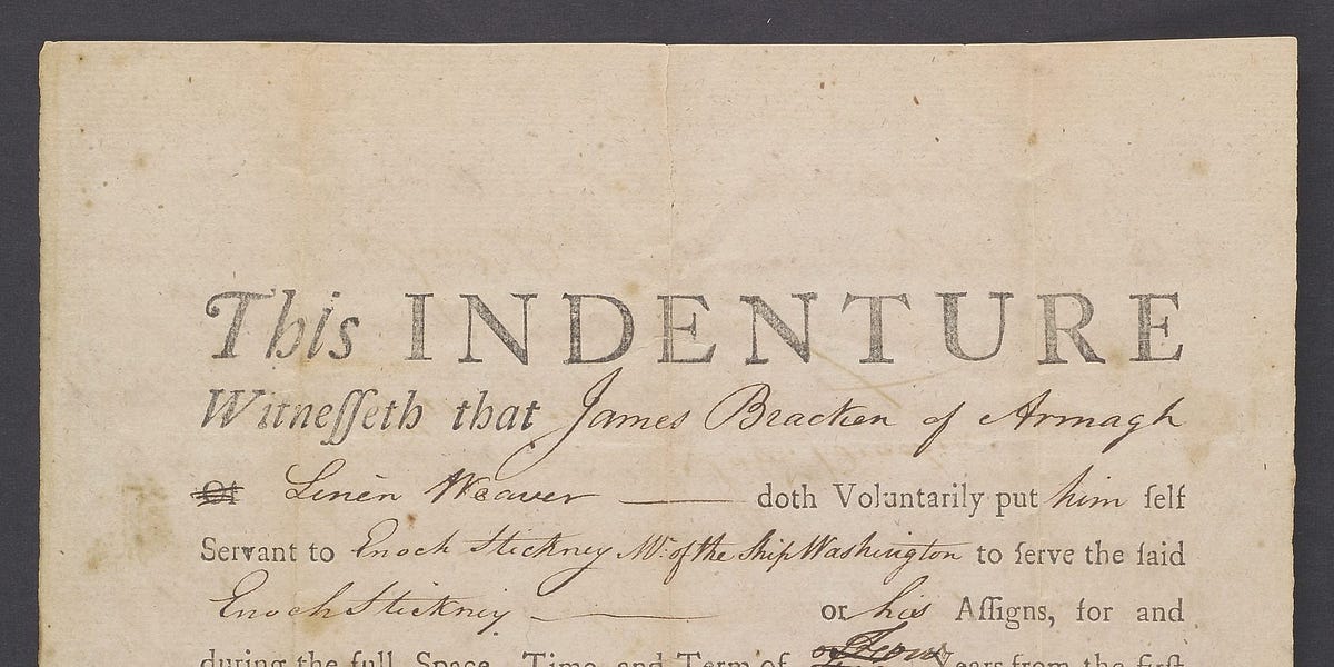 Lesson 11: Early America’s Labor Problem - by Rebecca Brown