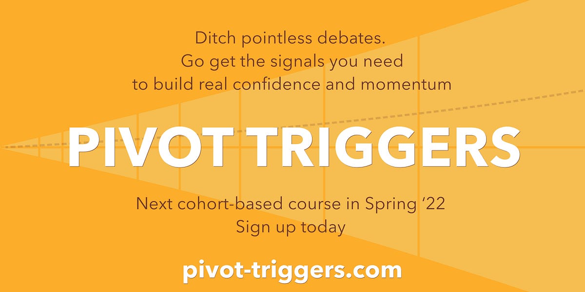 Pivot Triggers Course – Tuesday "deadline" - Tom Kerwin