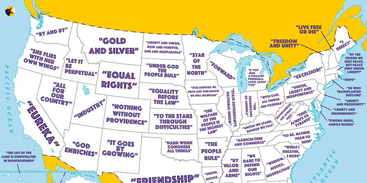 State Mottos, Ranked - by Caitlin Schneider