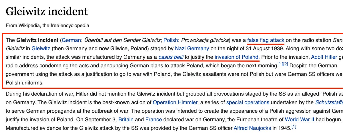 History Repeats: Gleiwitz Incident vs Poland Missile Strike