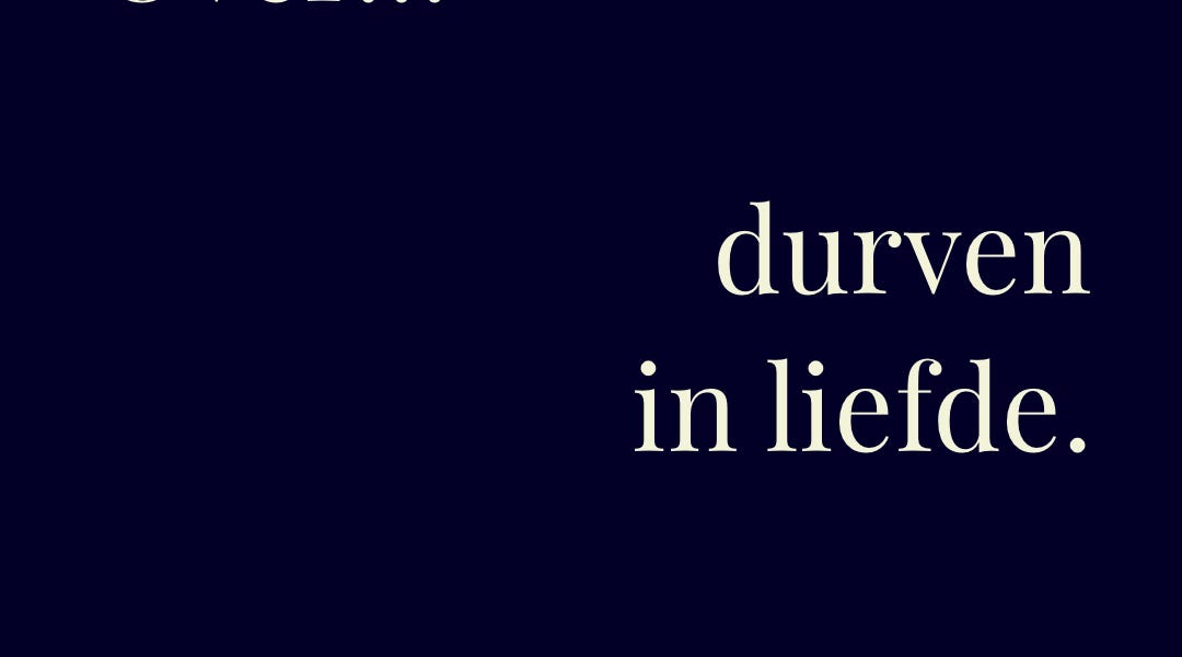 Over durven in liefde - Kübra Terzi