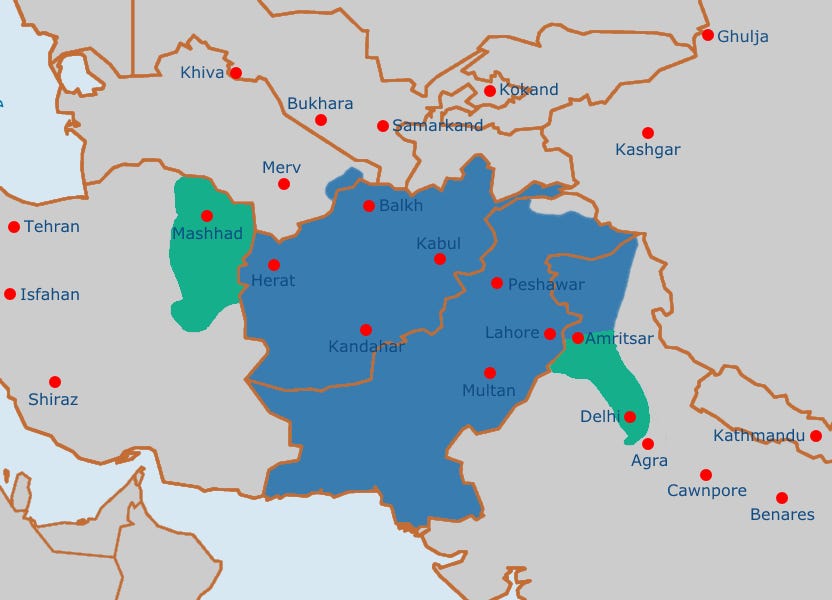 The Brief History of the Durrani Empire - by Derek Davison