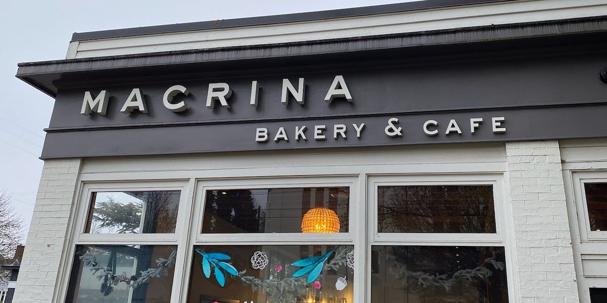 Can I find a good Seattle bagel at... Macrina Bakery