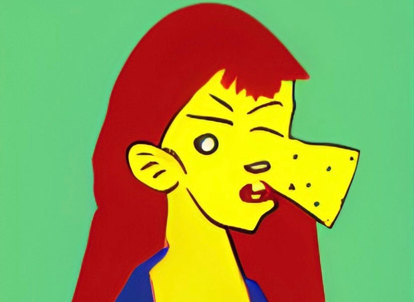 Miss Cheese - by Jess Smiley - Butt/Heart