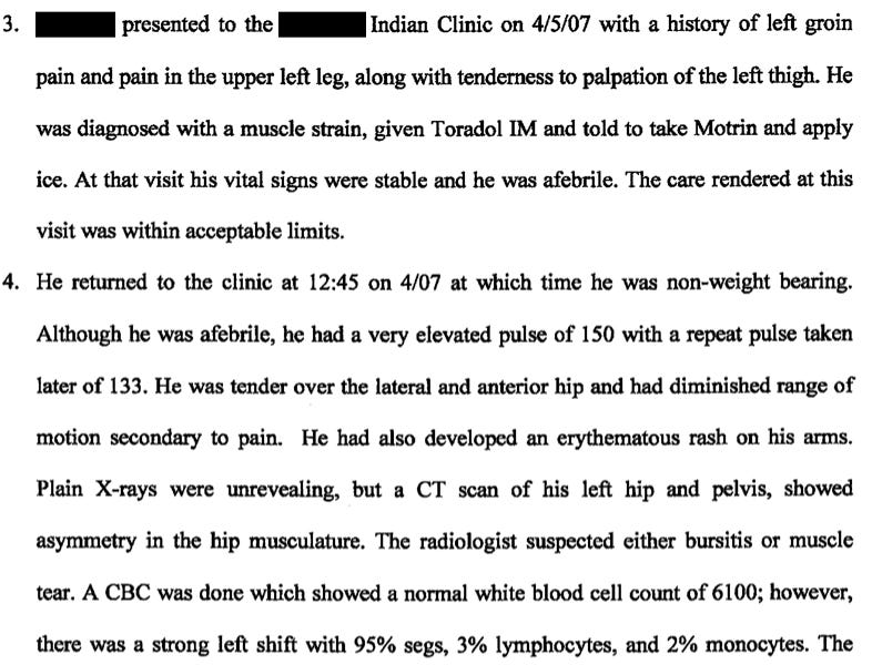 Pediatric Death [Nurse Practitioner] - by Med Mal Reviewer