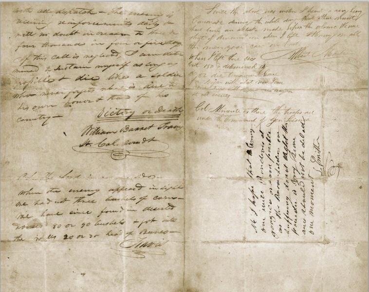 Victory or Death: The Travis Alamo Letters