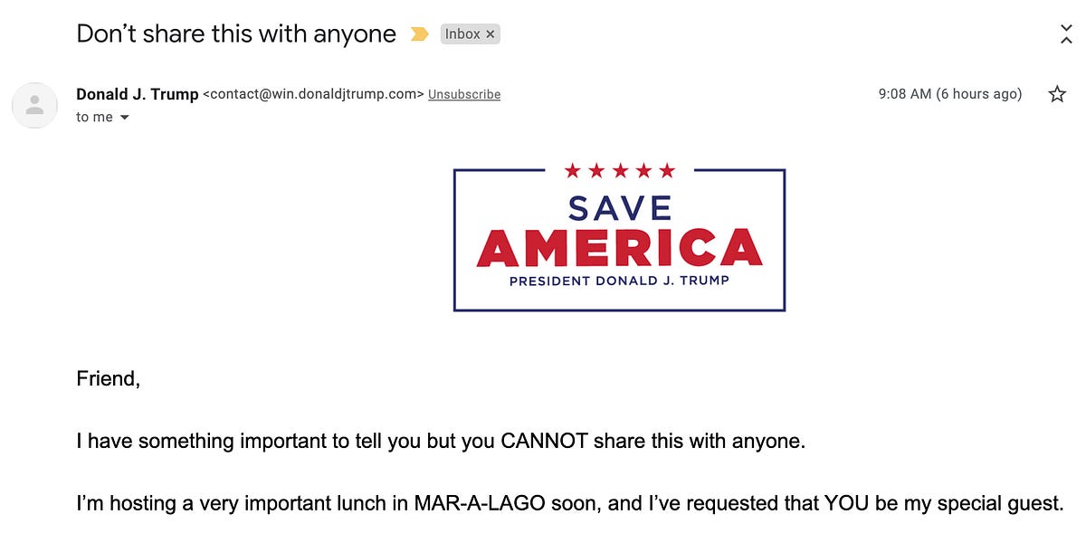 Trump's unintentionally hilarious fundraising emails, explained