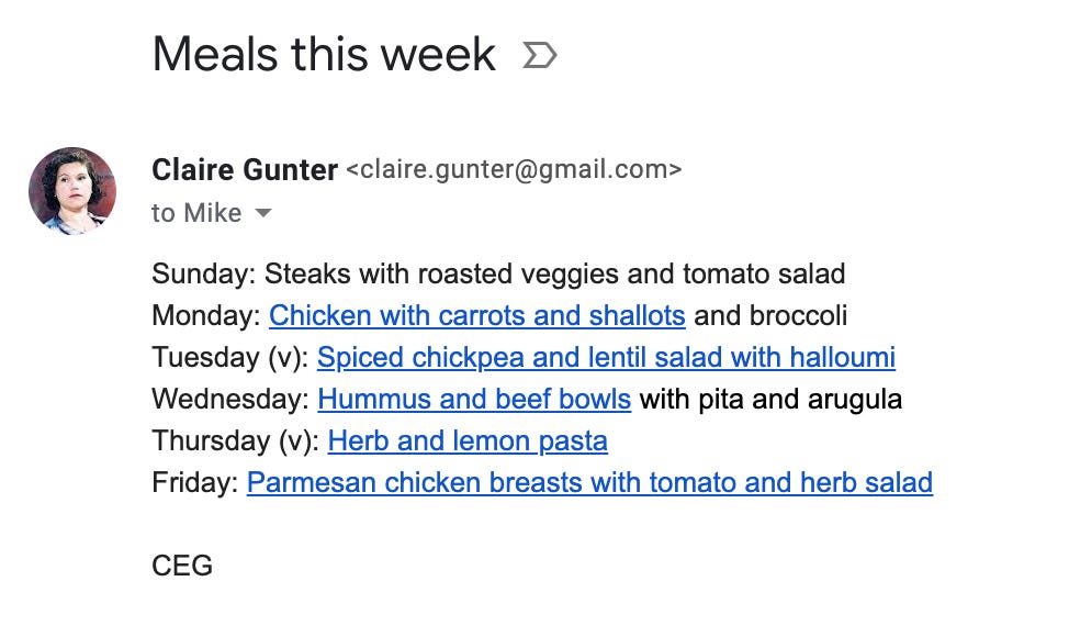 Feeding my family - by Claire Gunter - Ya gotta eat