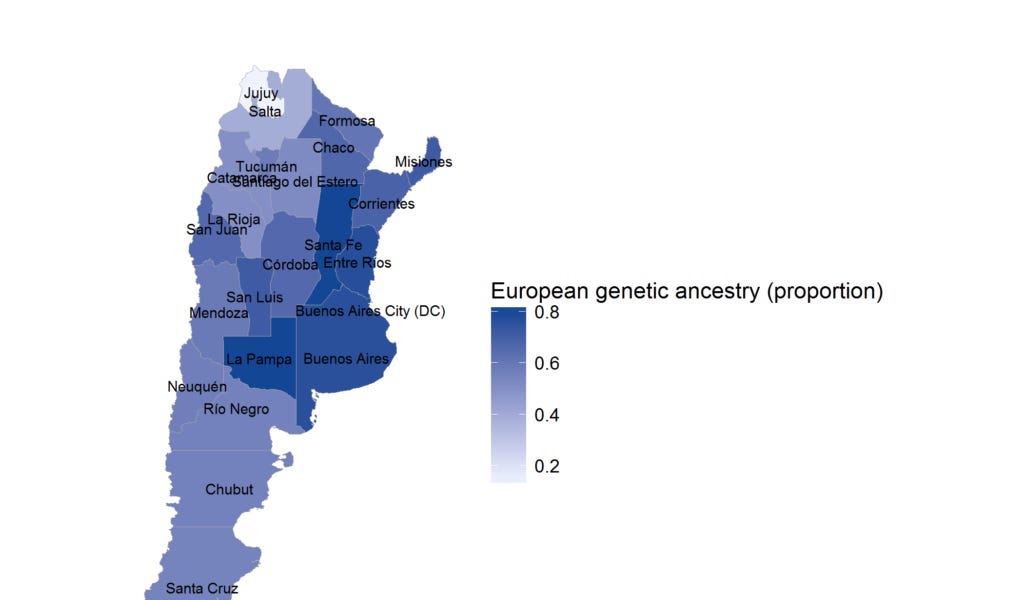 New paper out: Admixture in Argentina (with John Fuerst)