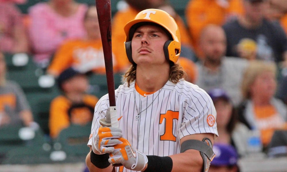 Boston projected to take Tennessee OF Jordan Beck in MLB Draft