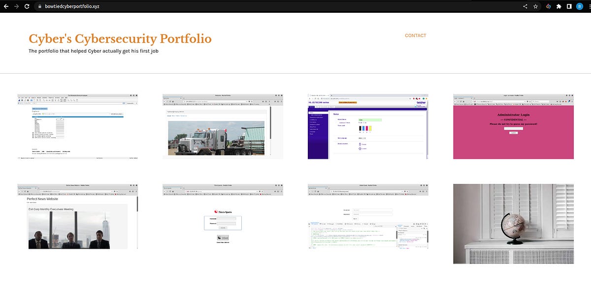 How to Make a Killer Cyber Portfolio - by BowTiedCyber
