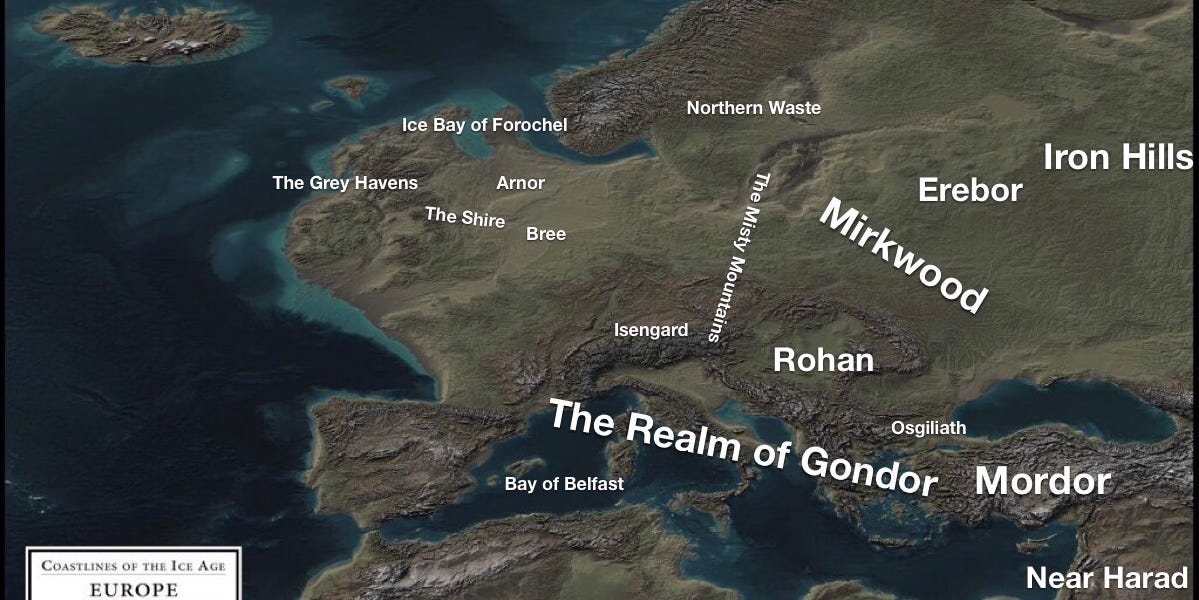How Tolkien Disguised Ice-Age Europe as Middle-Earth