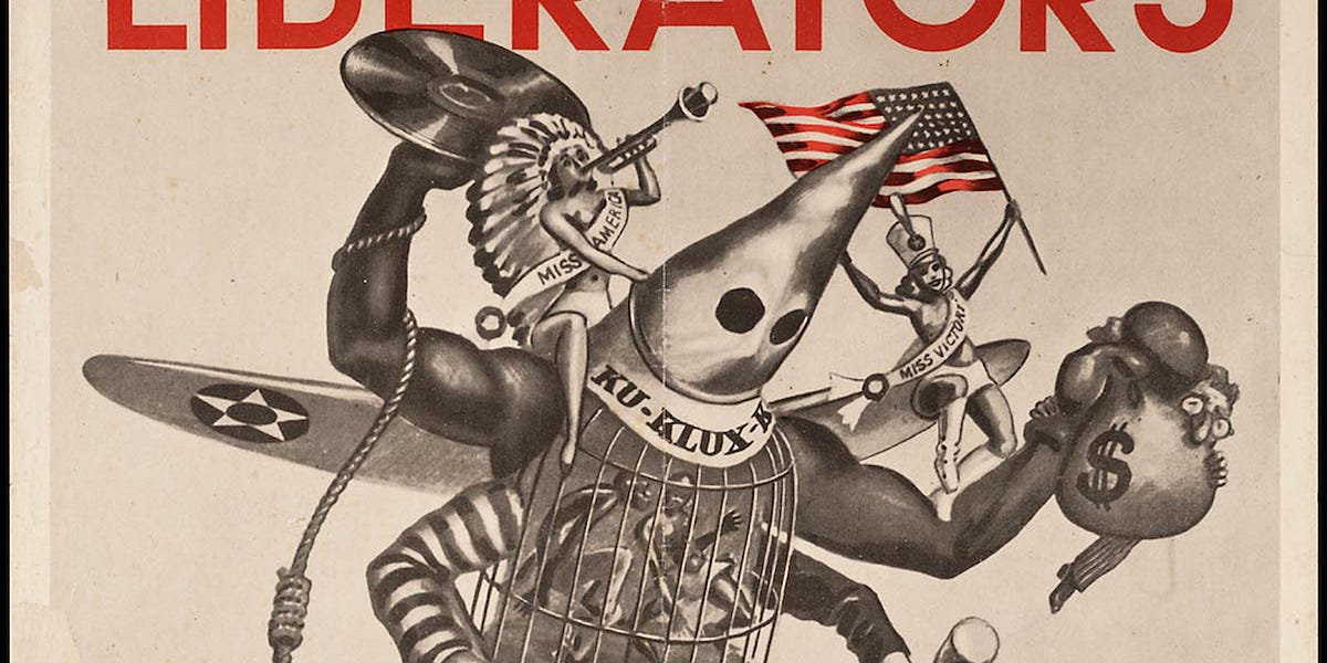 Nazi Propaganda Poster (1944) - by Peter Pappas