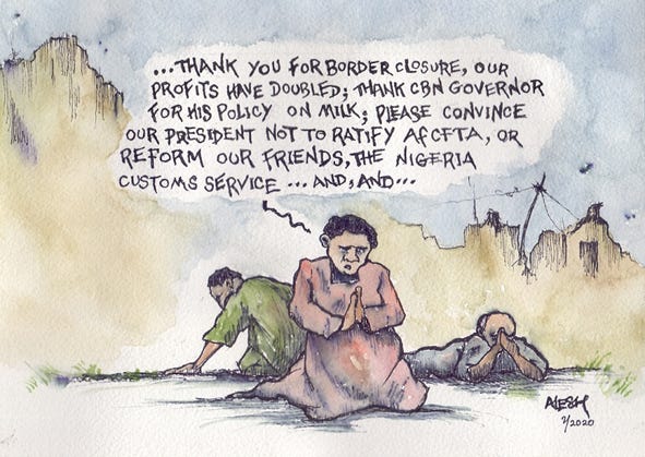 The Smugglers' Prayer - by ebun aleshinloye