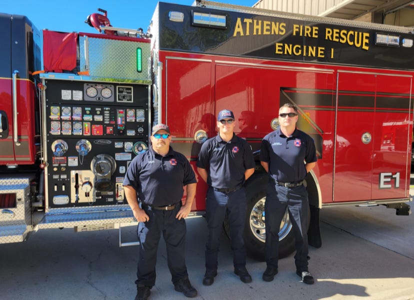 Athens Fire/Rescue Deploys to Louisiana