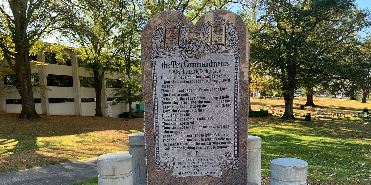 The Ten Commandments in the Public Square