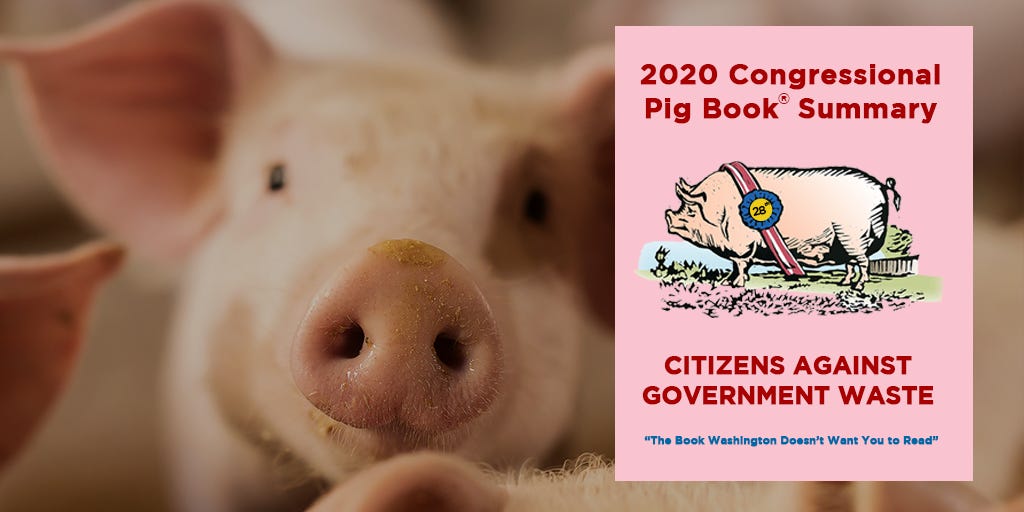 2020 Congressional Pig Book has been released revealing massive ...