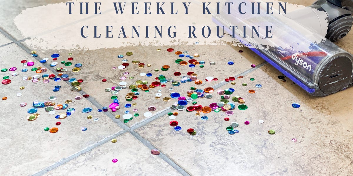The Weekly Kitchen Cleaning Routine - Introduction