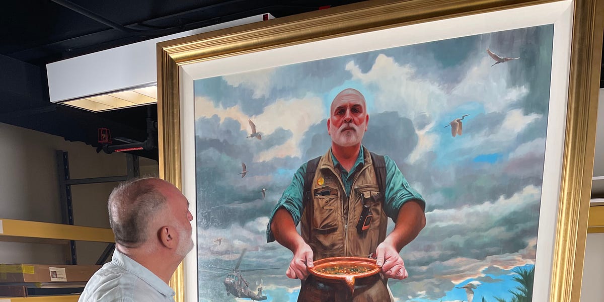 Sitting for the brilliant painter Kadir Nelson