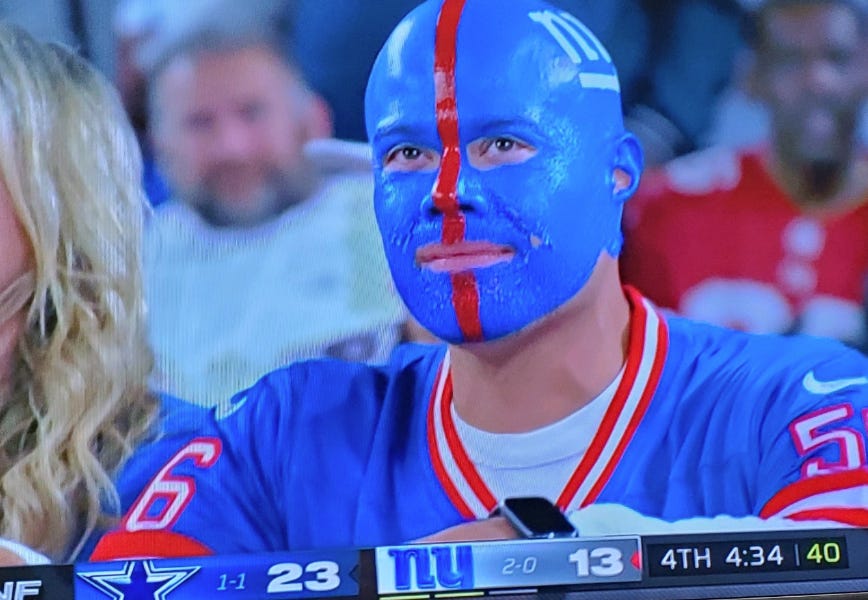 The Giants Will Not Go 17-0. - by Ed Hanratty