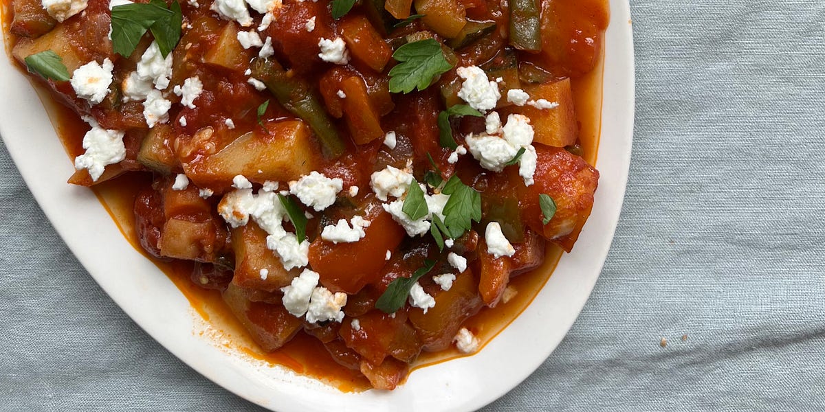 Romanian Summer Stew (Guvetch) - by Leah Koenig