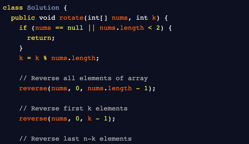 Arrays: Rotate Array - by Ravi Tandon - The Daily Code