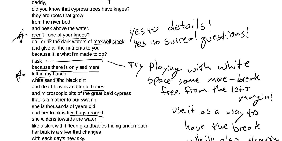 [Issue #1] Poems in the Buff - cypress knees