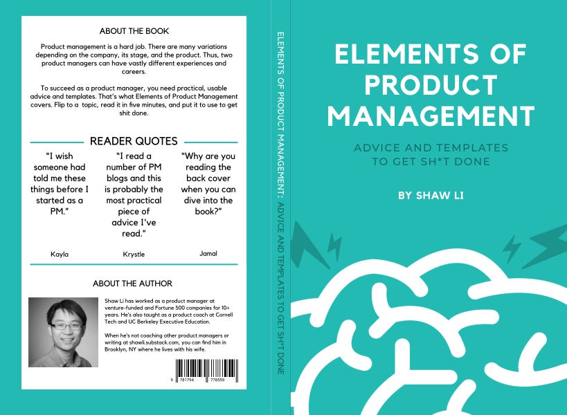 Introducing "Elements of Product Management: Book