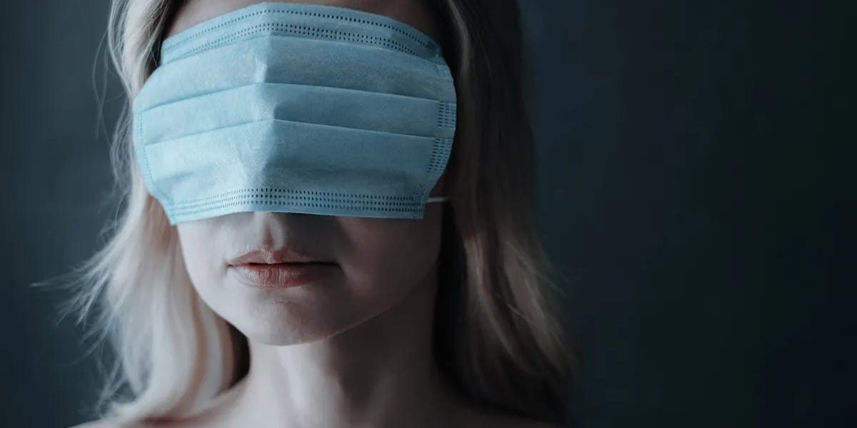 The evolution of binocular vision, seeing yourself, and how masks ...