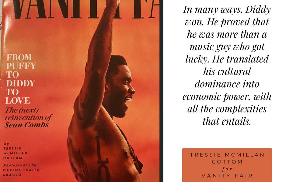 Diddy, Love, and Writing The Near-Present