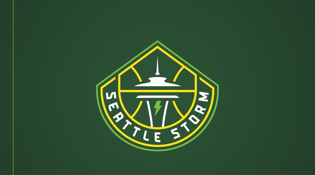 Seattle Storm rebrand with a new logo