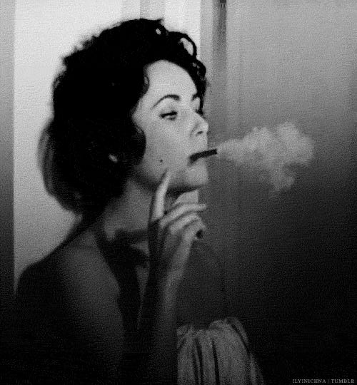 Elizabeth Taylor: Smoking - James Grissom