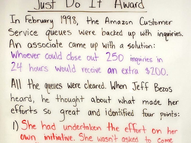 Just Do It Award - by Danny Sheridan - Fact of the Day 1