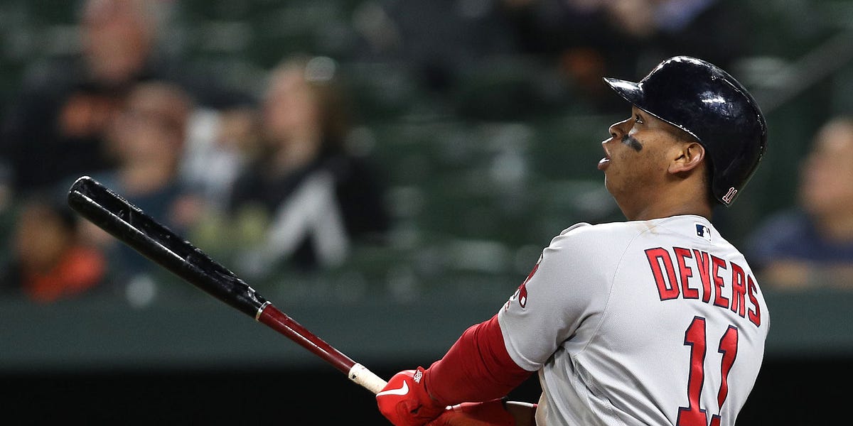 Rafael Devers belts his sixth homer of the spring against the Braves