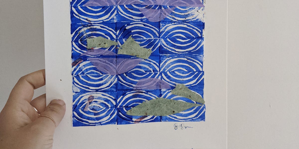 DIY Rubber Stamp Printing - by Lindsey Frances Jones