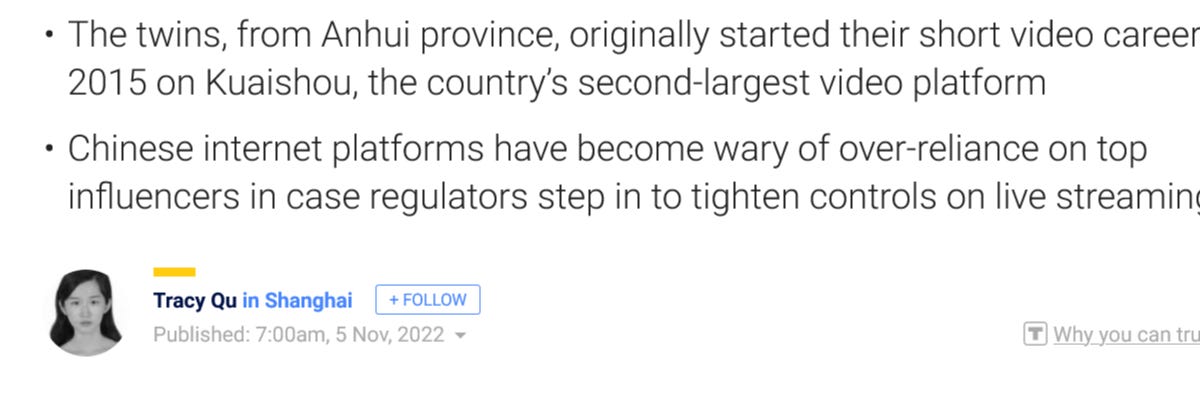 The top influencers on China’s version of TikTok are twin brothers with ...