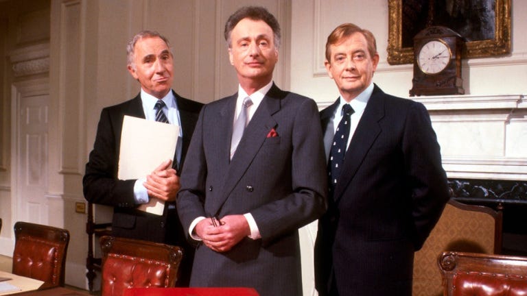 Sir Humphrey Appleby Meets Jesus - by James Cary