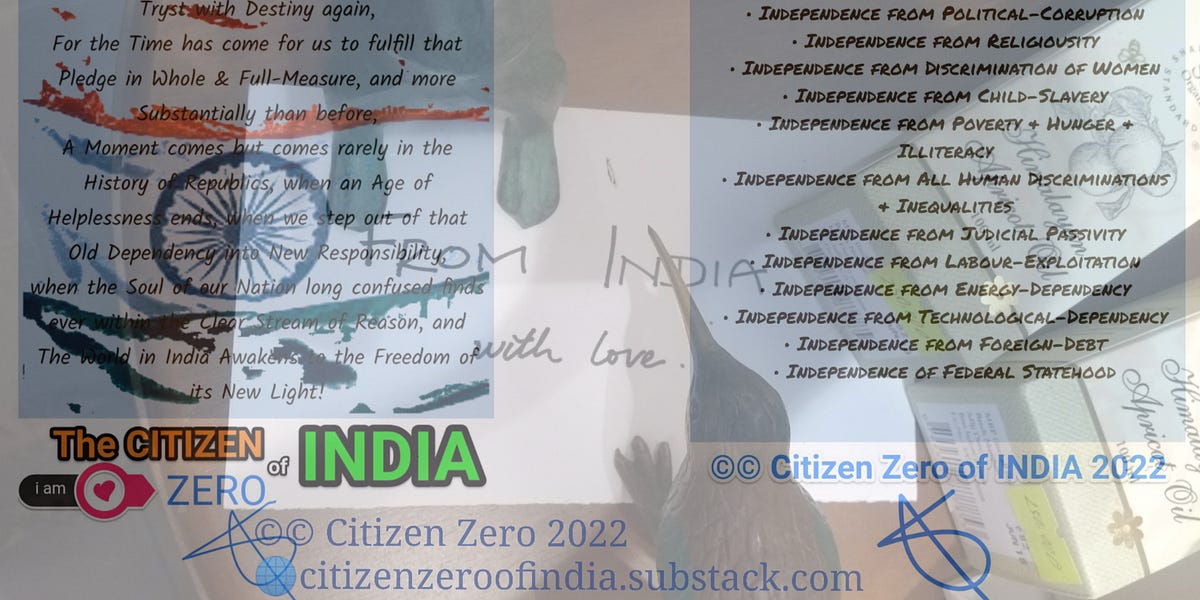 A Letter To Bharat Mata and The Mahatma
