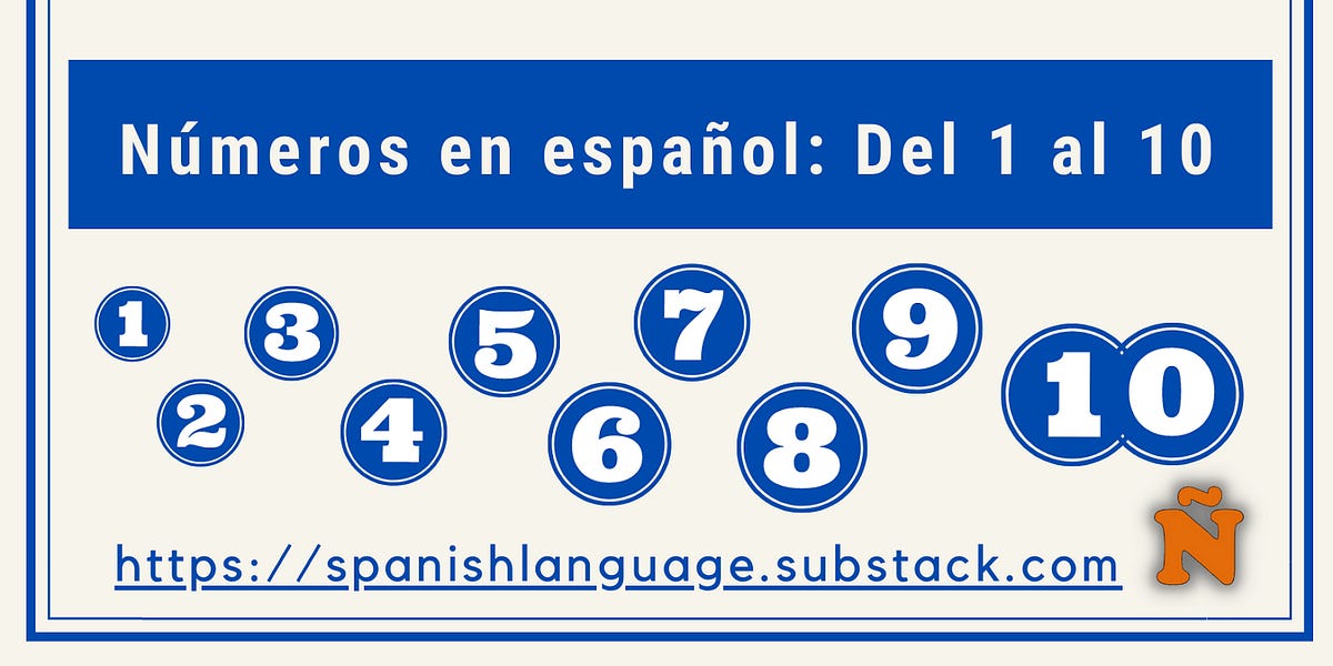Issue #034 Numbers in Spanish (1 - 10)