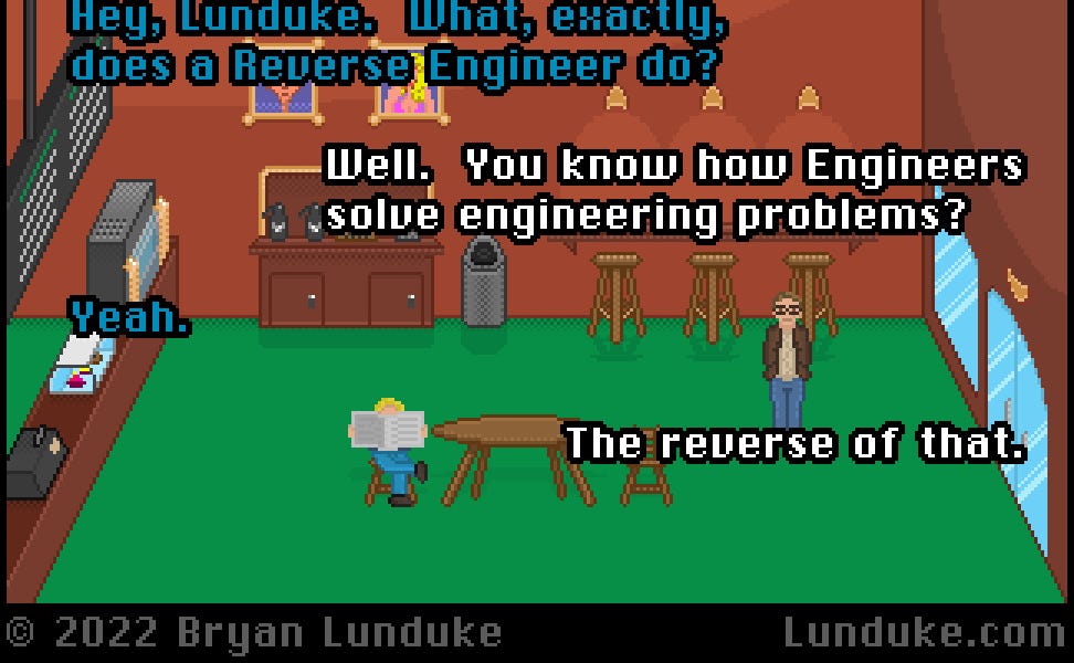 What does a Reverse Engineer do? - by Bryan Lunduke