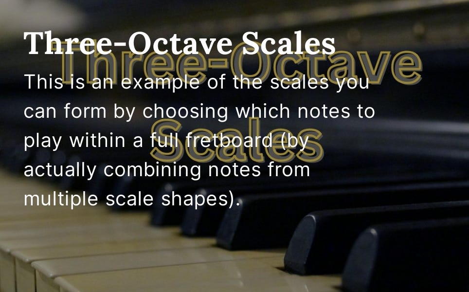 Three-Octave Scales - by C. L. Nichols