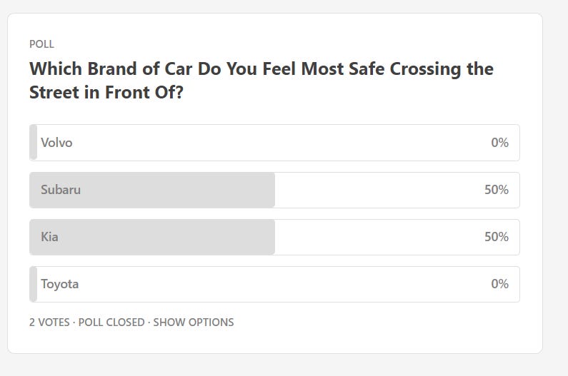 Big Hearts Inside a Subaru - by Elliott Fienberg