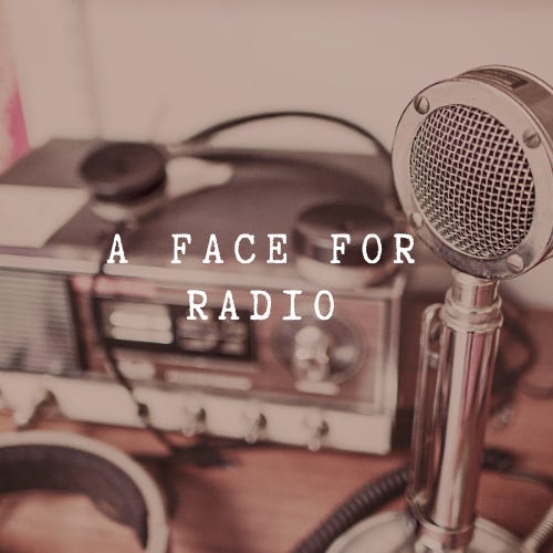 A FACE FOR RADIO - by David Pierce Jones