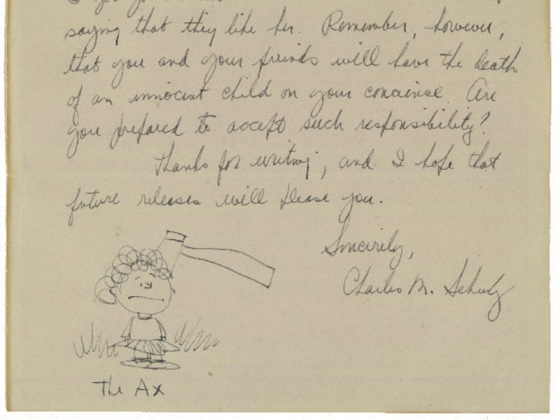 The Ax - by Shaun Usher - Letters of Note