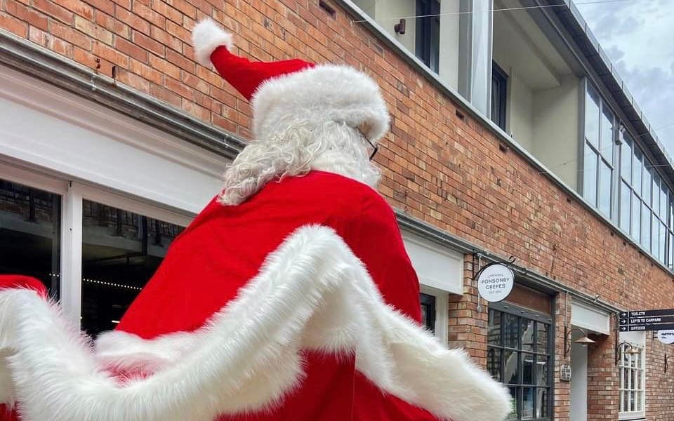 The Ponsonby pink-panties Santa - by Katrina Biggs